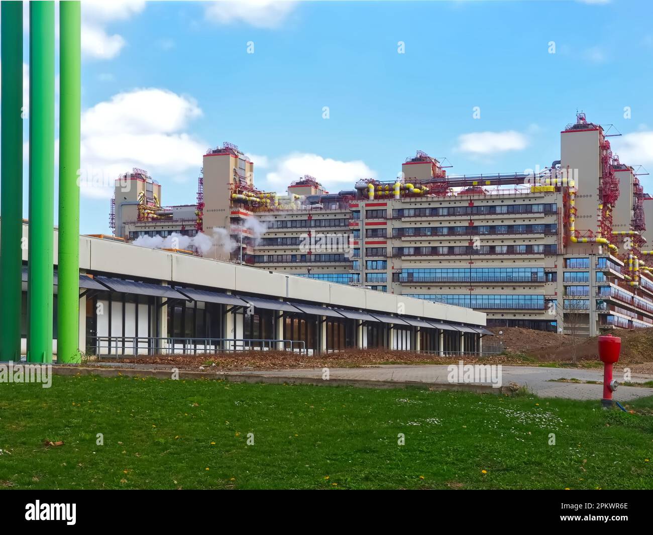 Main hospital building of University RWTH in Aachen Germany Stock Photo ...