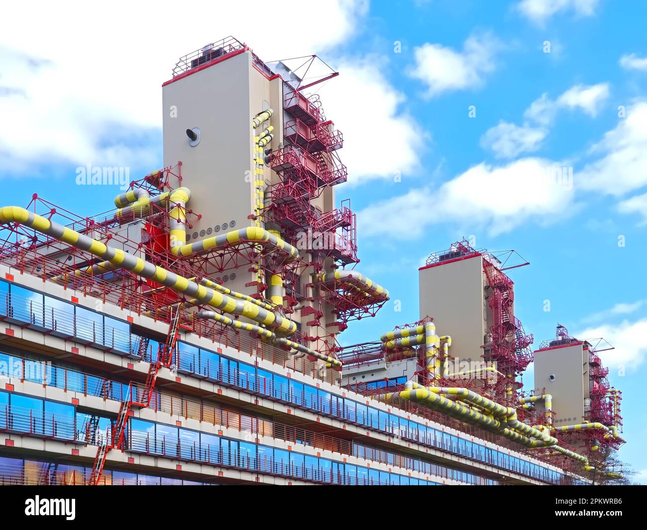 Main hospital building of University RWTH in Aachen Germany Stock Photo ...
