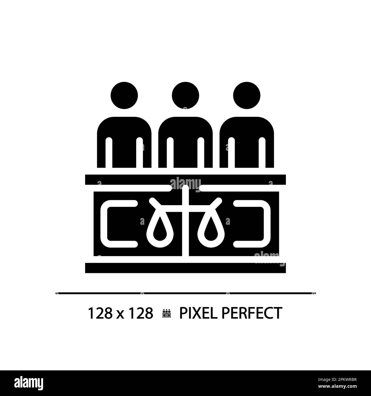 Jury in law court pixel perfect RGB color icon Stock Vector Image & Art ... Jury in law court pixel perfect RGB color icon Stock Vector Image & Art ...