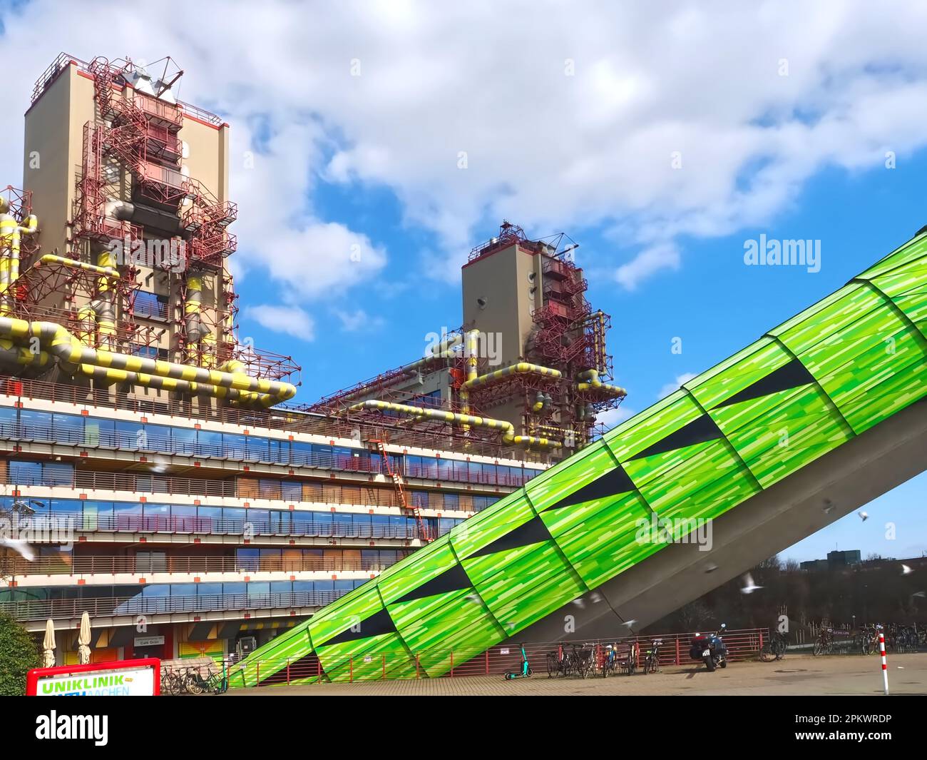 Main hospital building of University RWTH in Aachen Germany Stock Photo ...