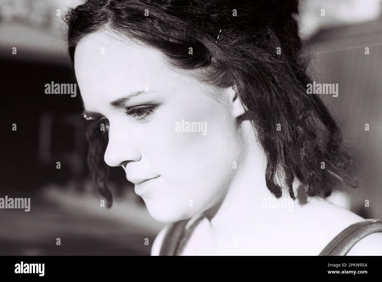 Sad young woman sweden hi-res stock photography and images - Alamy