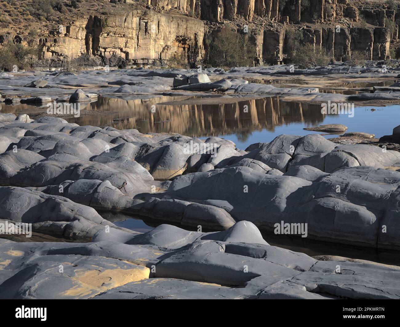 Geologists refer to the foreground rocks in this riverbed ( Tankwa ...