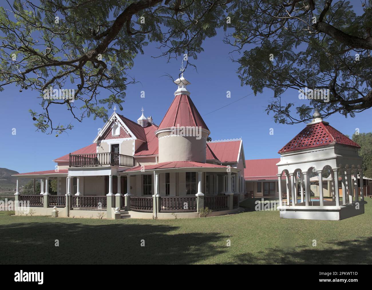 Built in 1908, this Ostrich Palace reflects the splendour during the ...