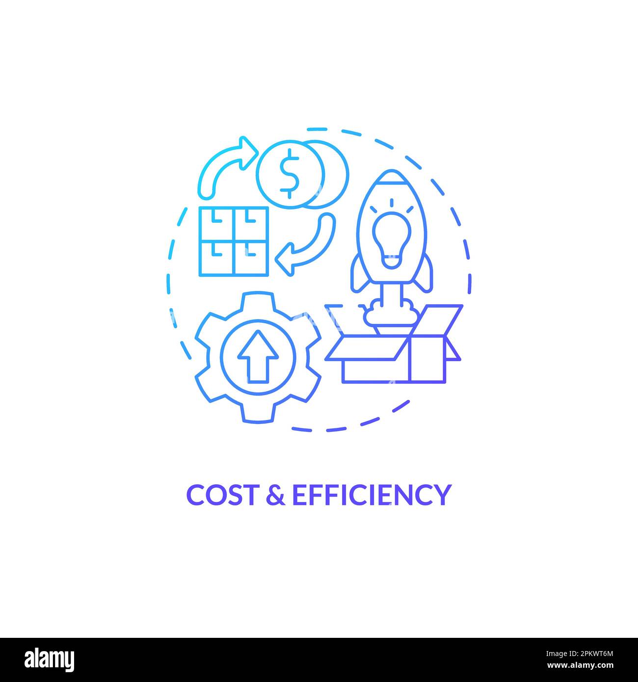 Cost and efficiency blue gradient concept icon Stock Vector Image & Art ... Cost and efficiency blue gradient concept icon Stock Vector Image & Art ...