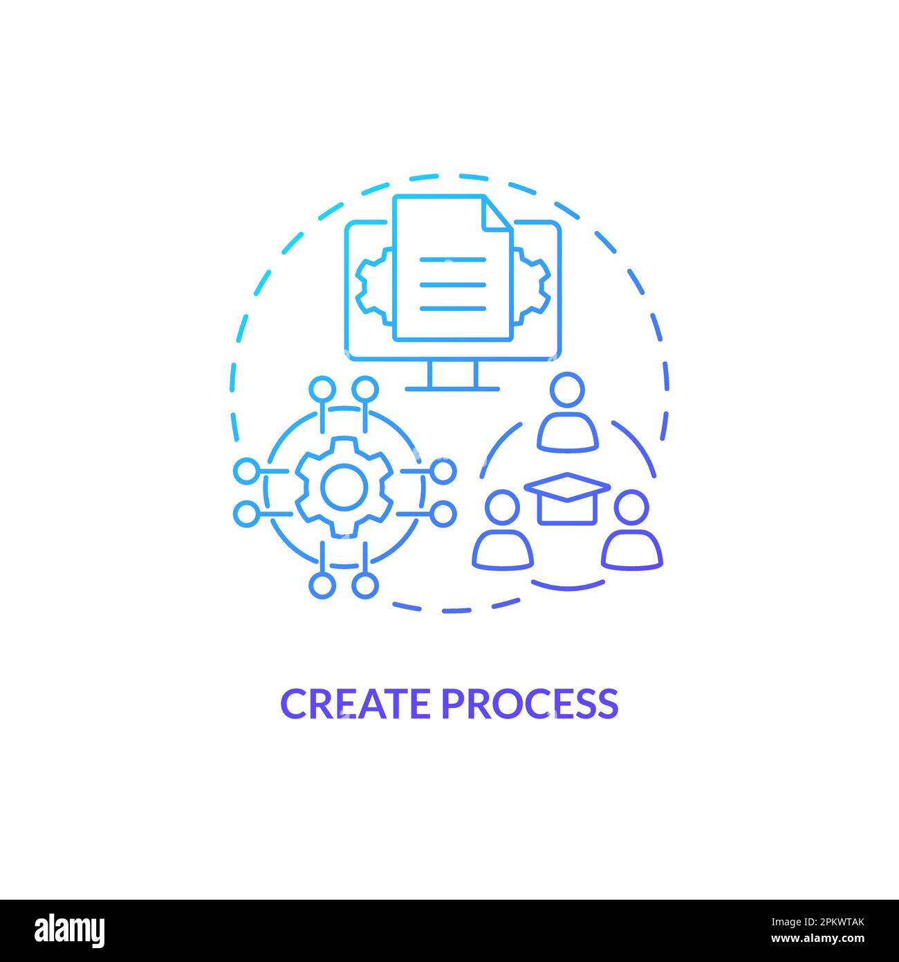 Create process blue gradient concept icon Stock Vector Image & Art - Alamy Create process blue gradient concept icon Stock Vector Image & Art - Alamy