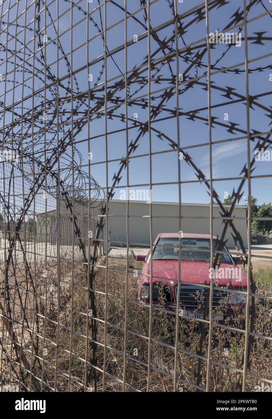 The end of the line comes to a stolen and damaged Mercedez Benz as it ...