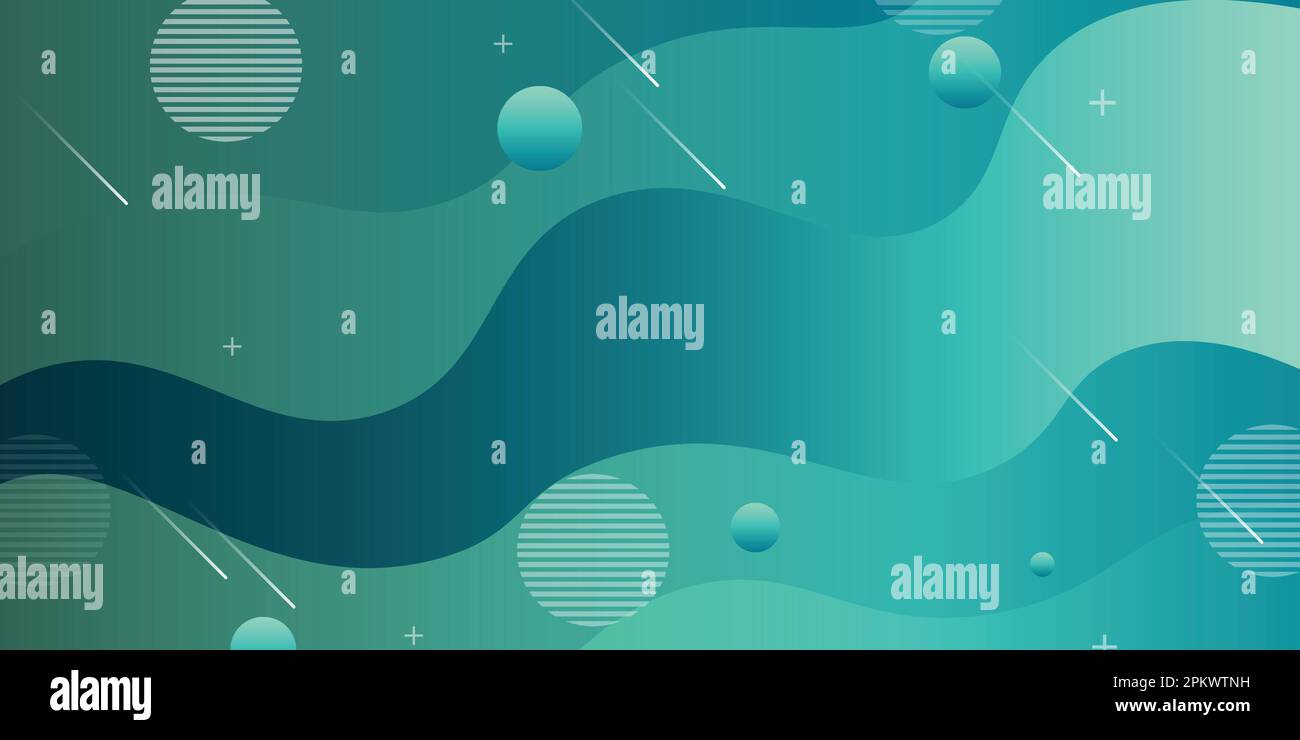 Blue gradient wavy background. Modern abstract shape. Vector ...