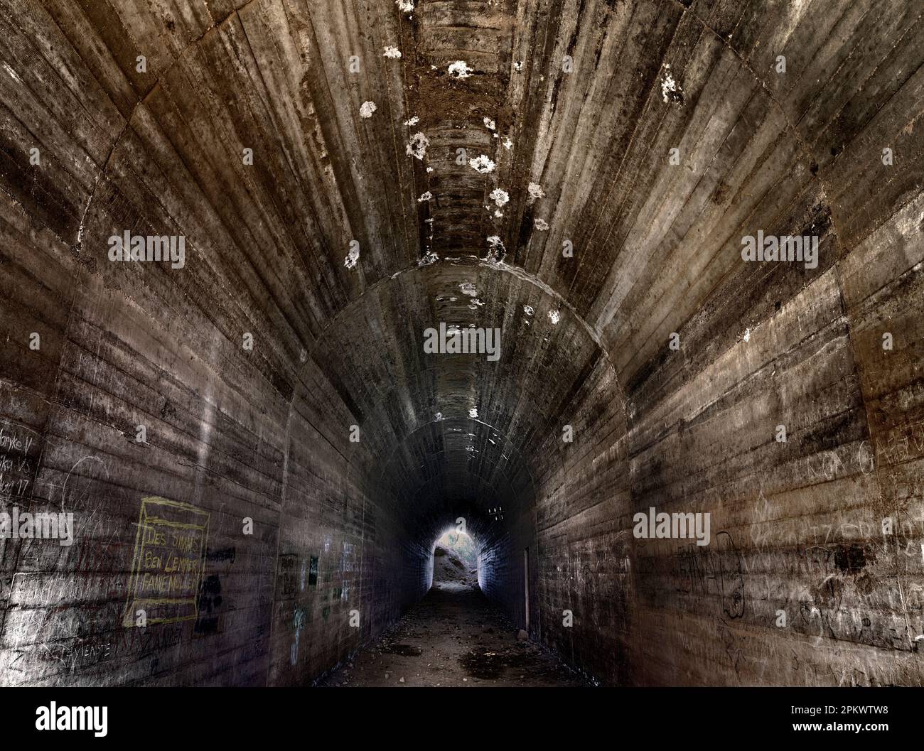 Completed in 1911, the tunnel allowed trains to cross the spectacular ...