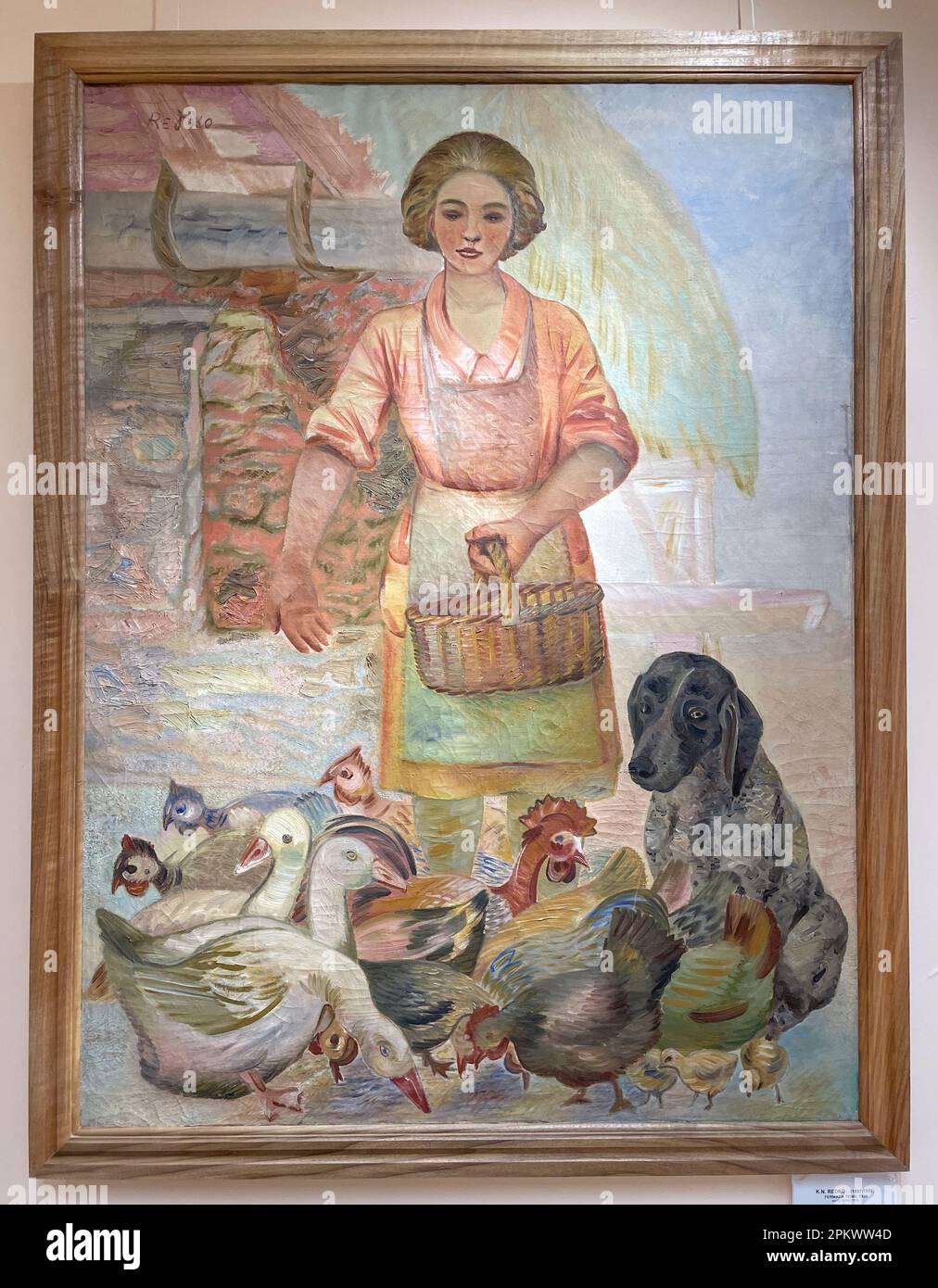 Visit to a museum oil on canvas art hi-res stock photography and images ...