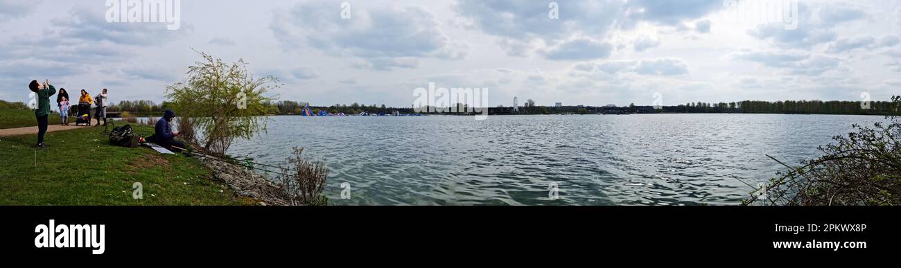 Cute Birds at The Lake of Public Park of Luton England UK Stock Photo ...
