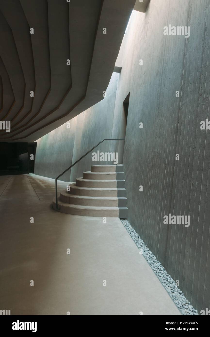 Minbar of Sancaklar Mosque. Modern islamic architecture. Istanbul ...