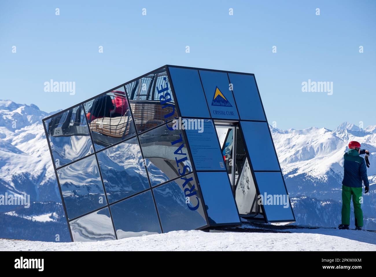 Crystal Cube, restaurant at 2,600 metres in Serfaus, Fiss, Ladis in ...