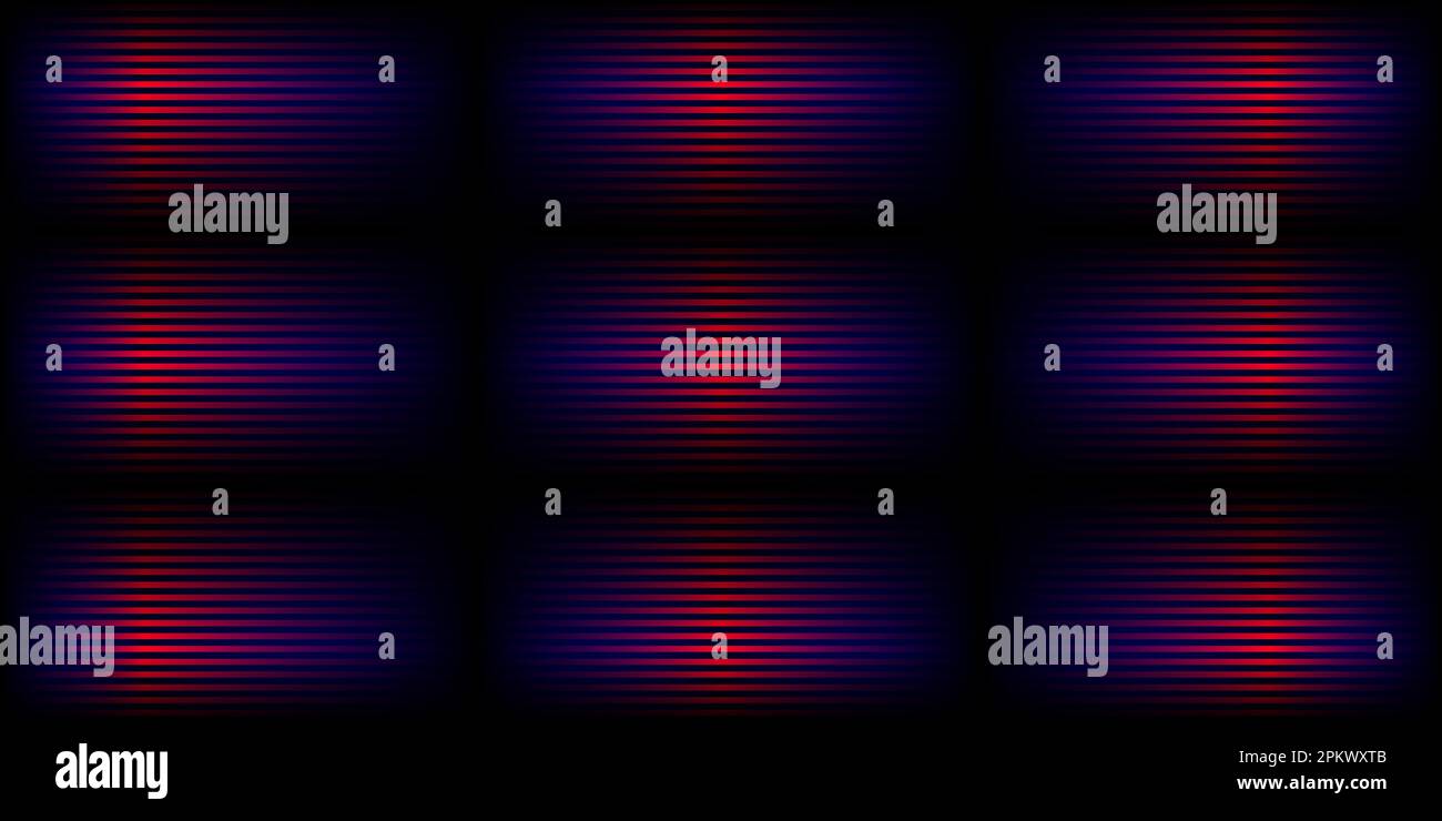 Abstract laser striped lined horizontal glowing background. Scan screen ...