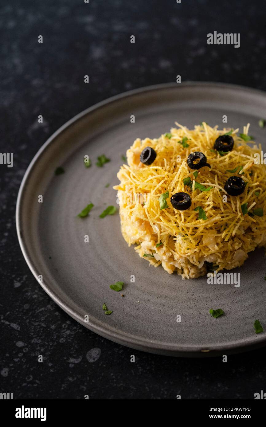 Codfish bras style hi-res stock photography and images - Alamy
