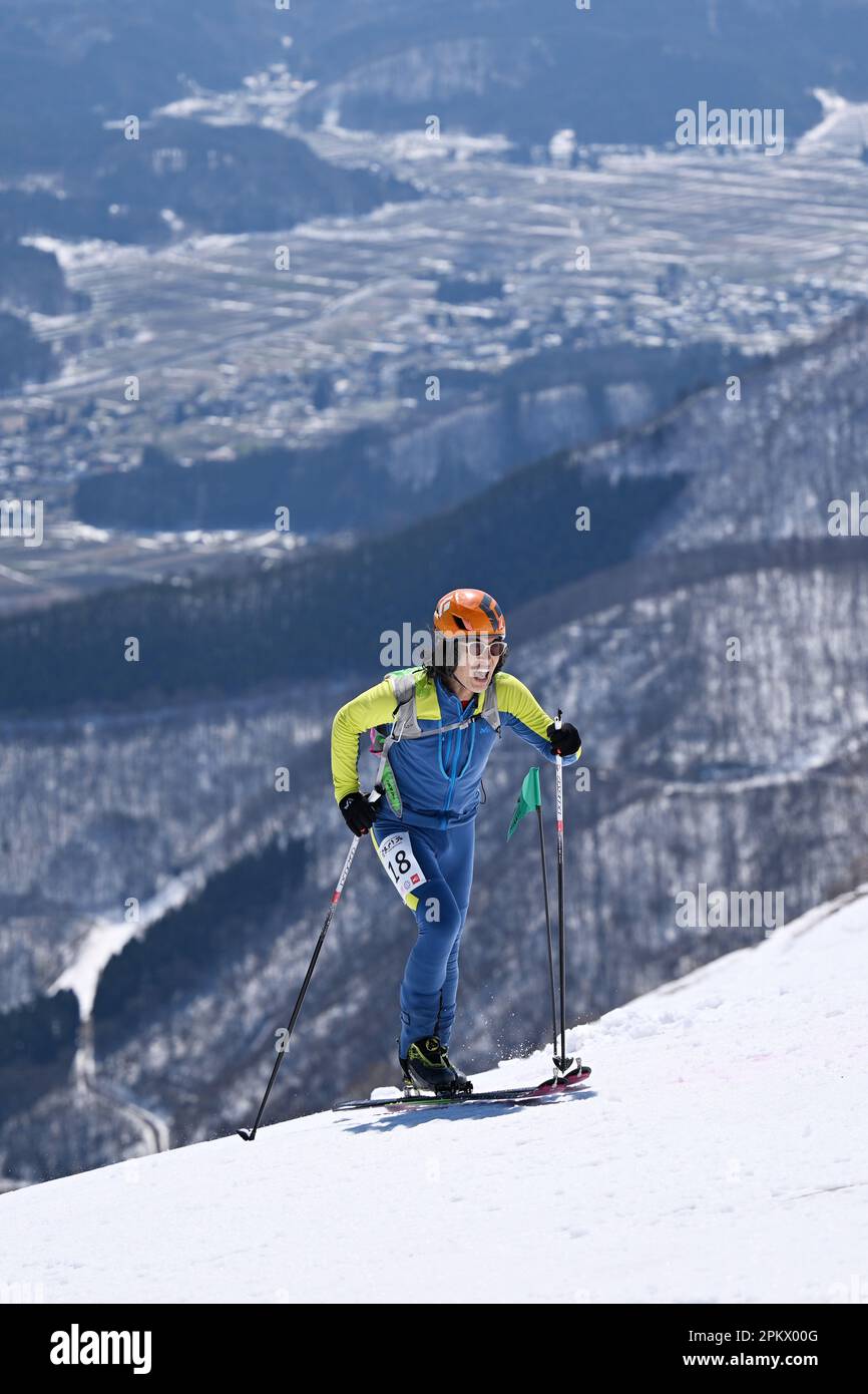 Nagano, Japan. Credit: MATSUO. 9th Apr, 2023. Hiroya Nakata Ski ...