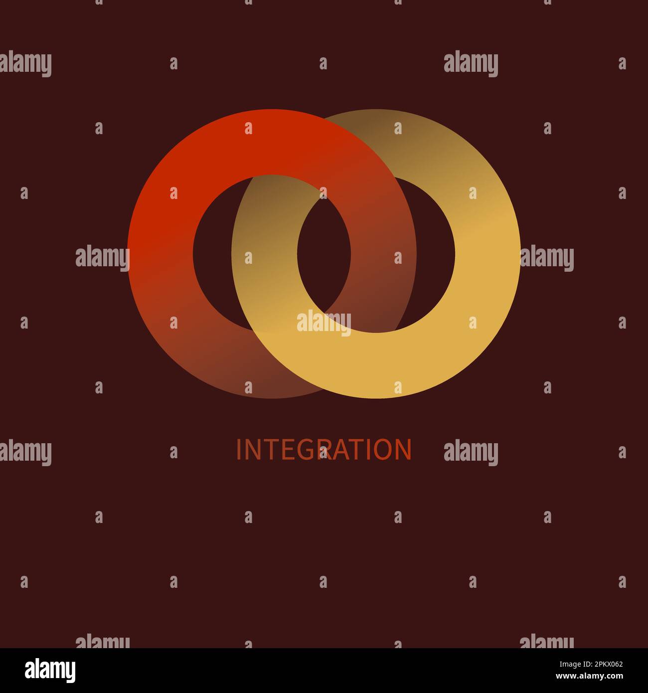 Integration, interaction sign Stock Vector Image & Art - Alamy