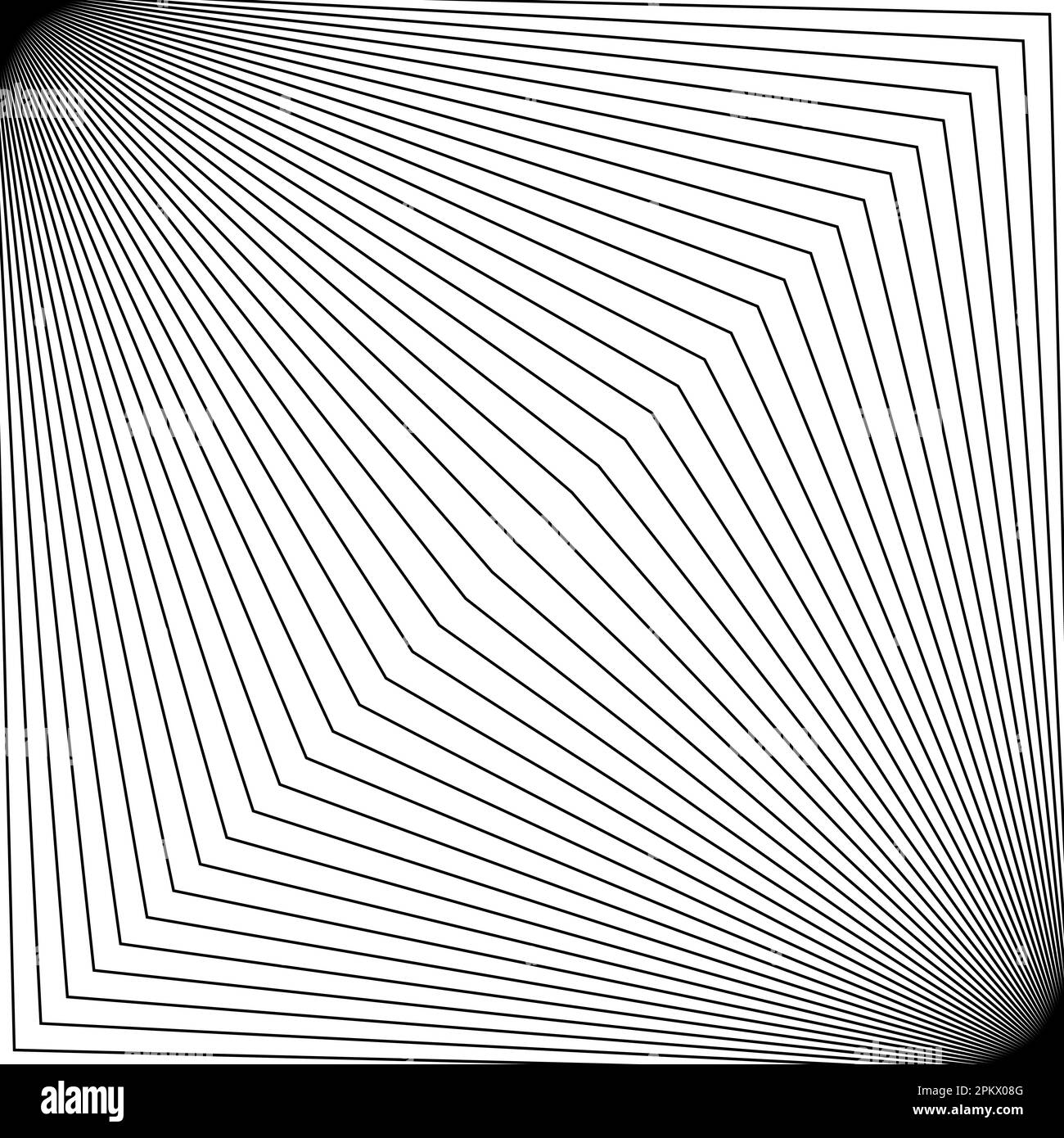 Architectural line optical illusion background, backdrop Stock Vector ...