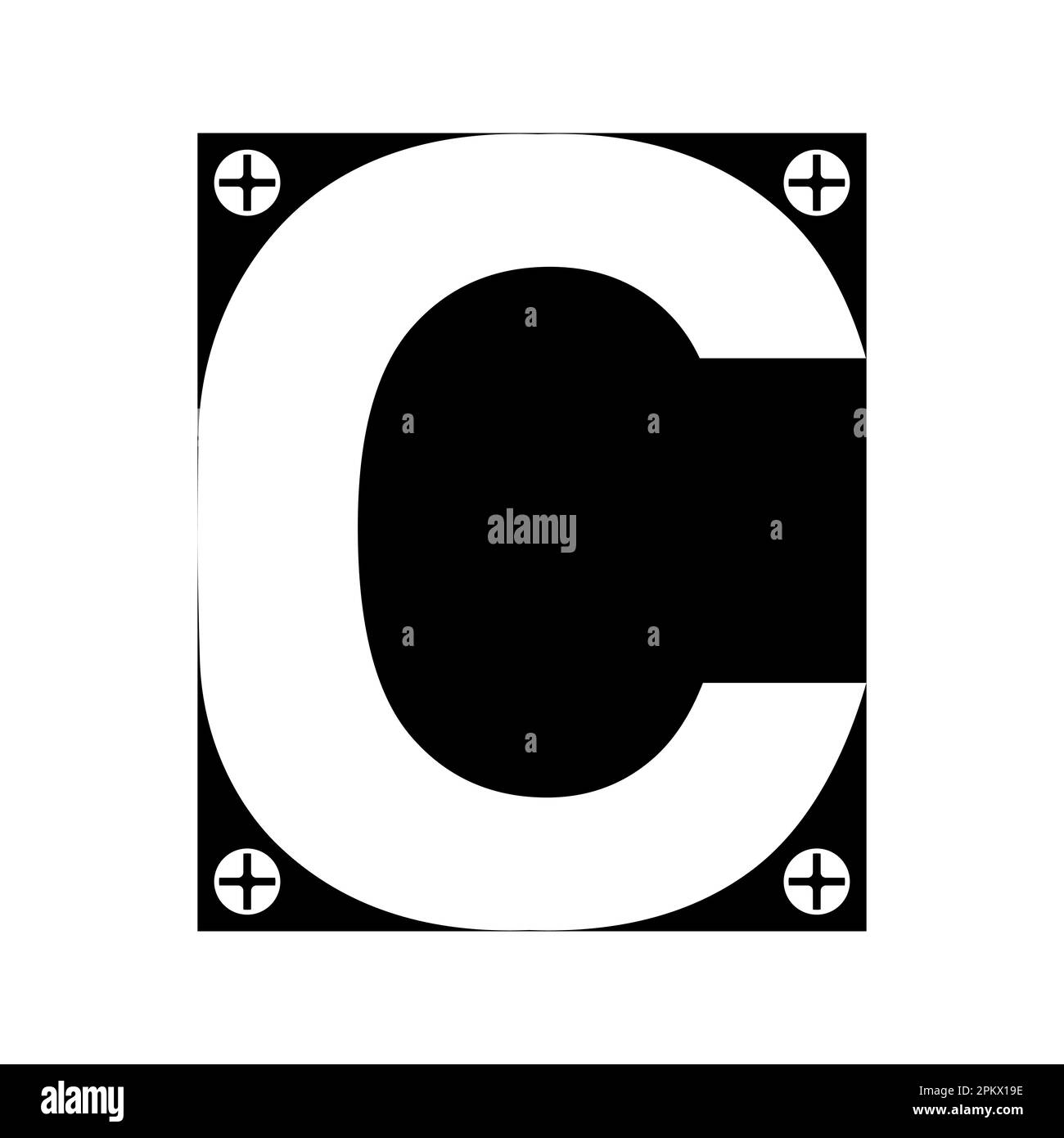 Letter plate Black and White Stock Photos & Images - Alamy