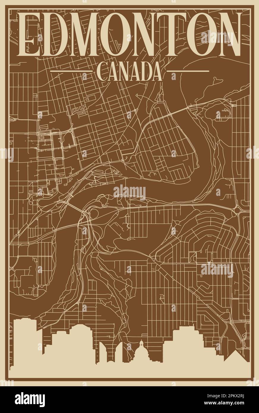 Edmonton canada city intersection hi-res stock photography and images ...