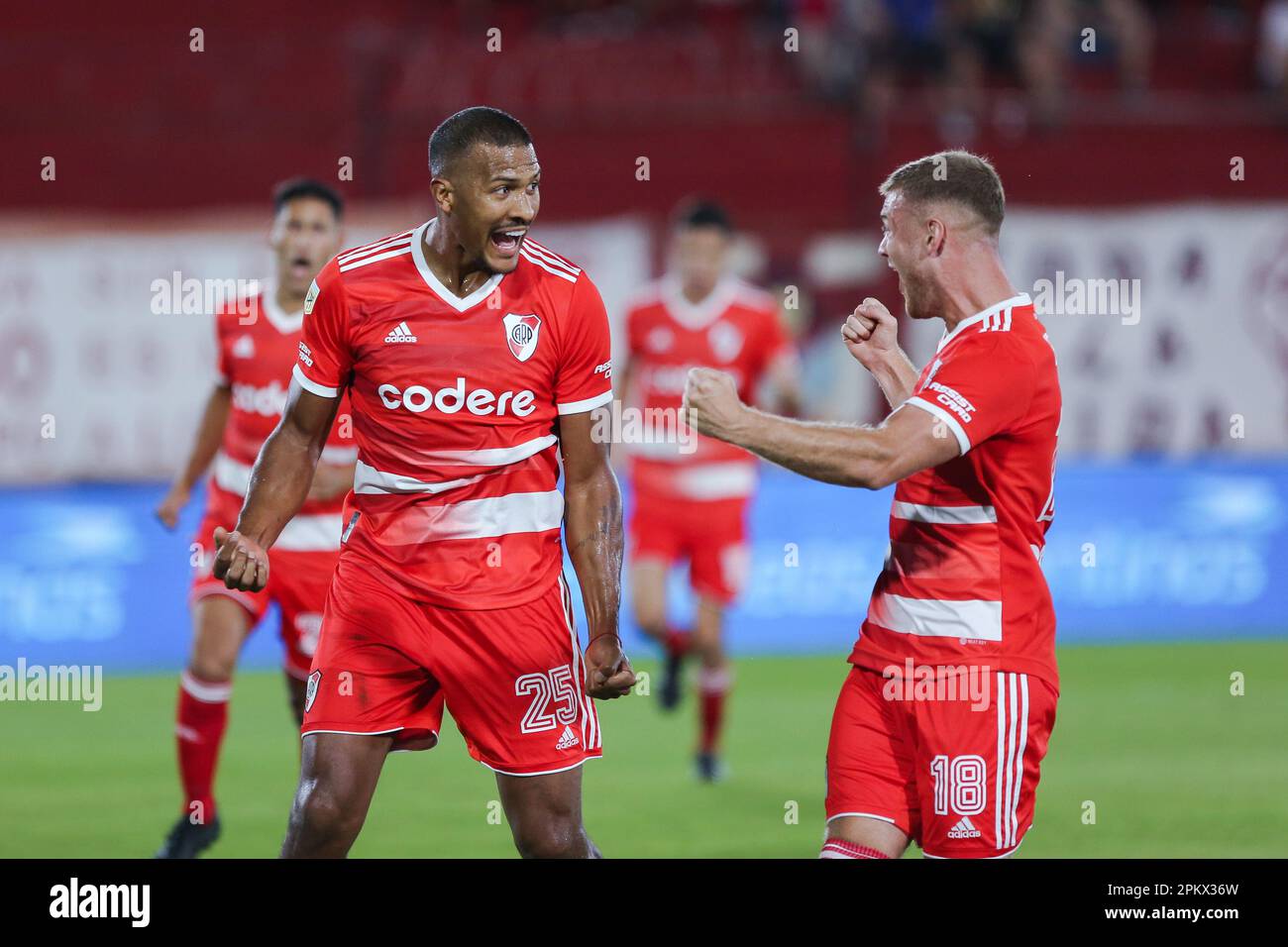 Buenos Aires, Argentina. 09th Apr, 2023. Salomon Rondon and Lucas ...