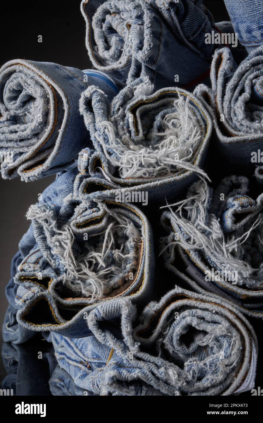 Rolled up jeans hi-res stock photography and images - Alamy