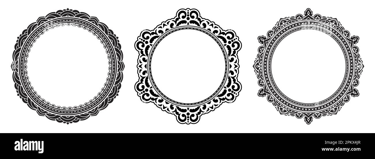 Set of 3 frames hi-res stock photography and images - Alamy