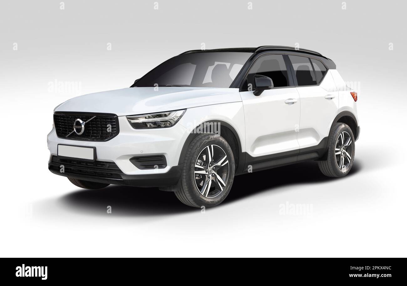 Volvo XC40 SUV car isolated on white background Stock Photo - Alamy