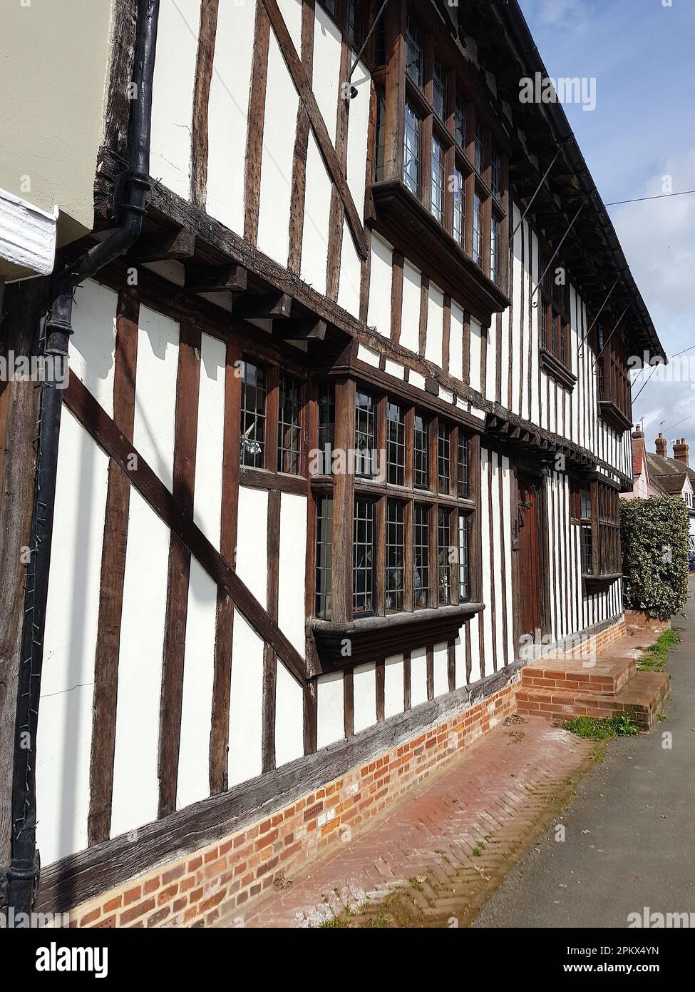 Facade of a traditional timber framed house Stock Photo - Alamy