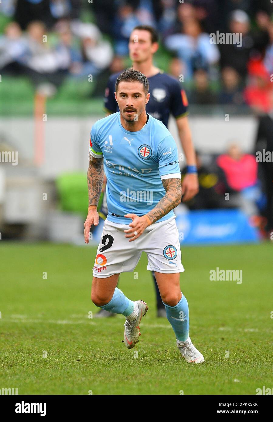 Melbourne, Australia. 10th April 2023. Melbourne City versus Wellington ...