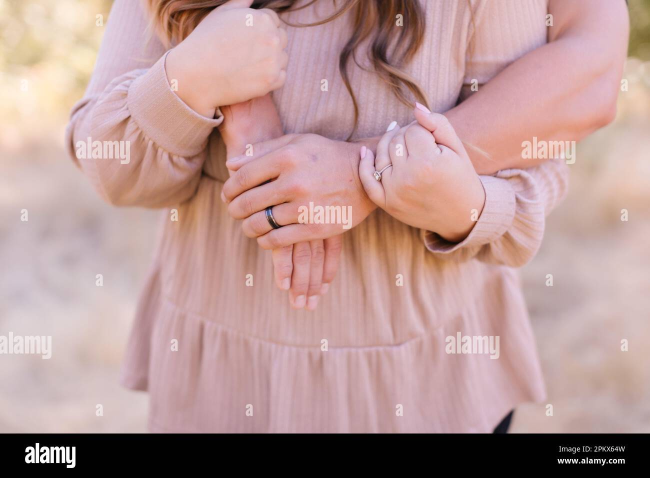 Front view woman arms hi-res stock photography and images - Alamy