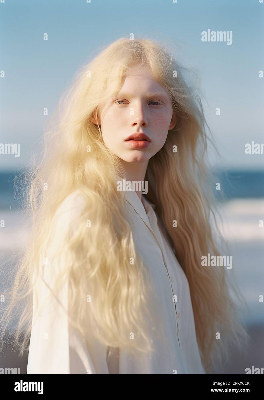Albino model hi-res stock photography and images - Alamy