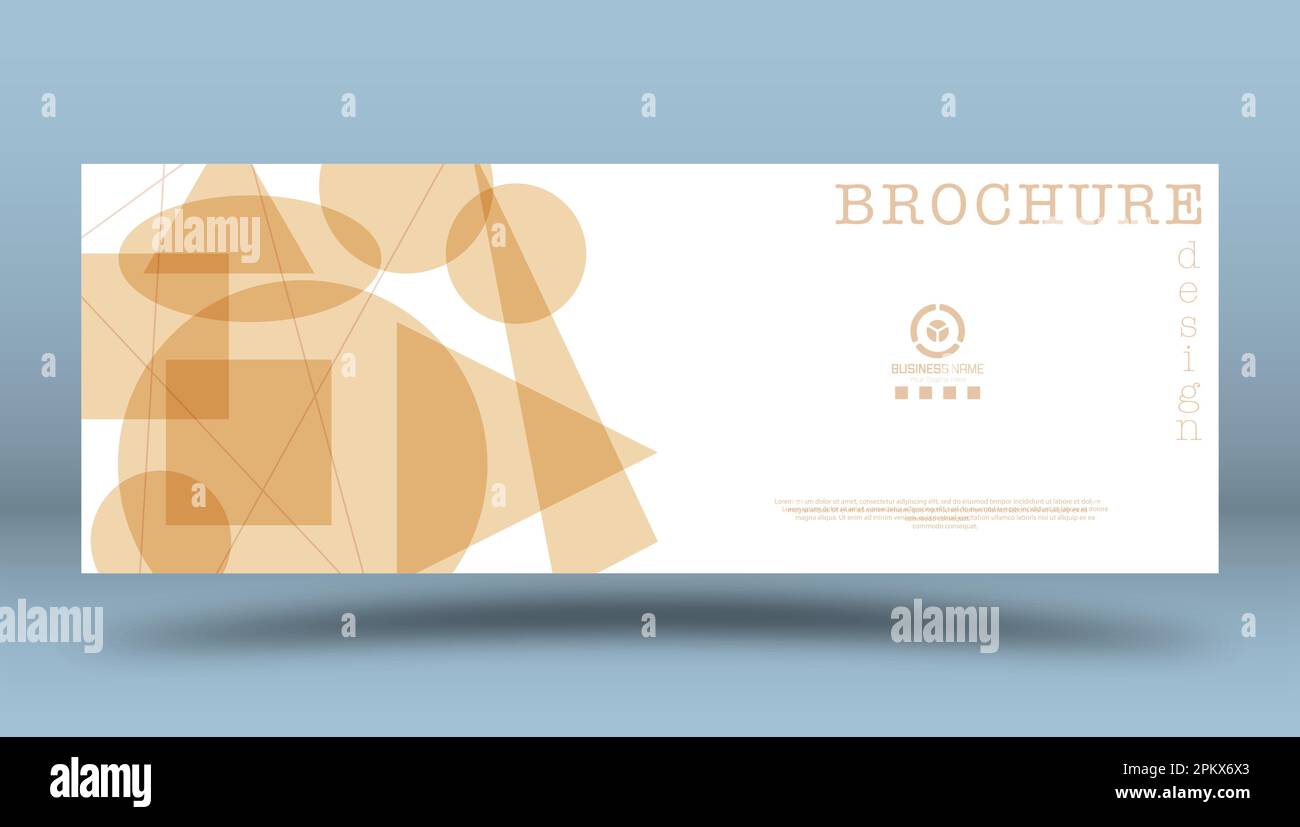 The composition of the intersection of geometric shapes. A modern ...