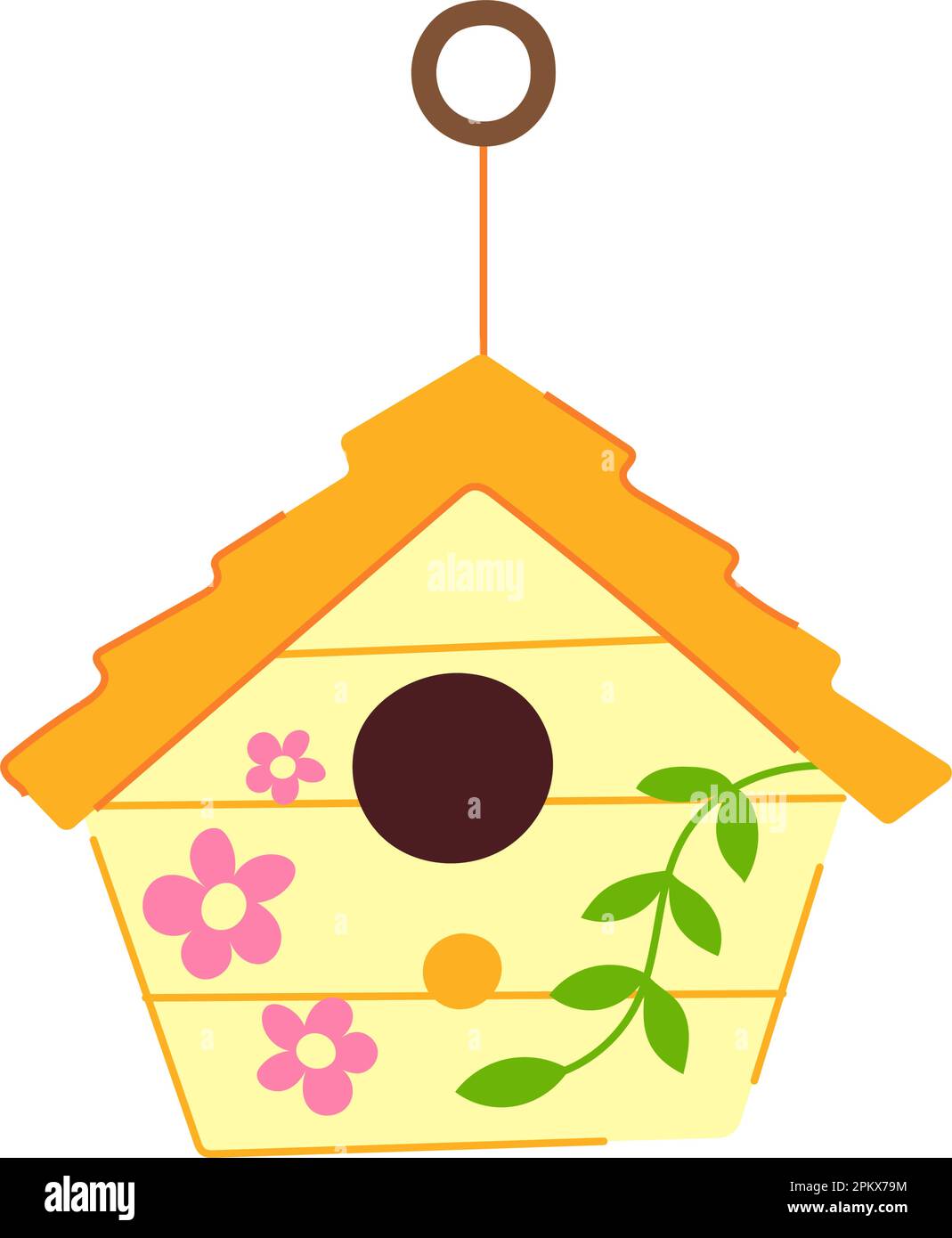 home bird house cartoon vector illustration Stock Vector Image & Art ...