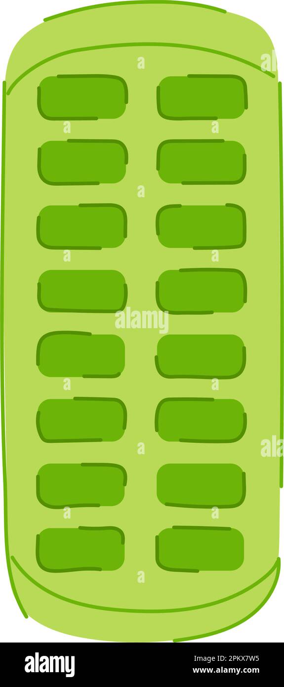 water ice cube tray cartoon vector illustration Stock Vector Image ...