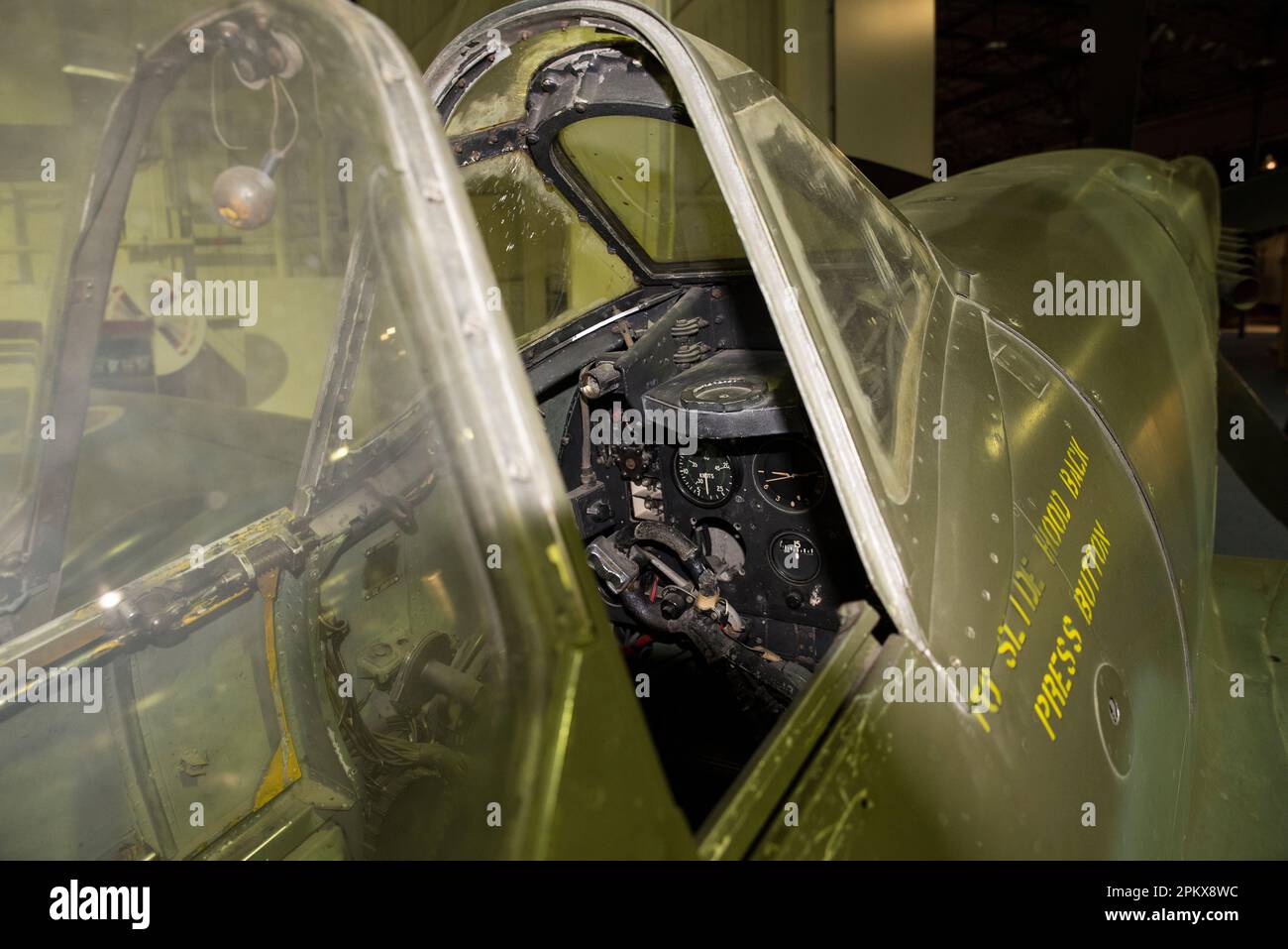 Supermarine Spitfire F24 at the RAF Museum in London Stock Photo - Alamy