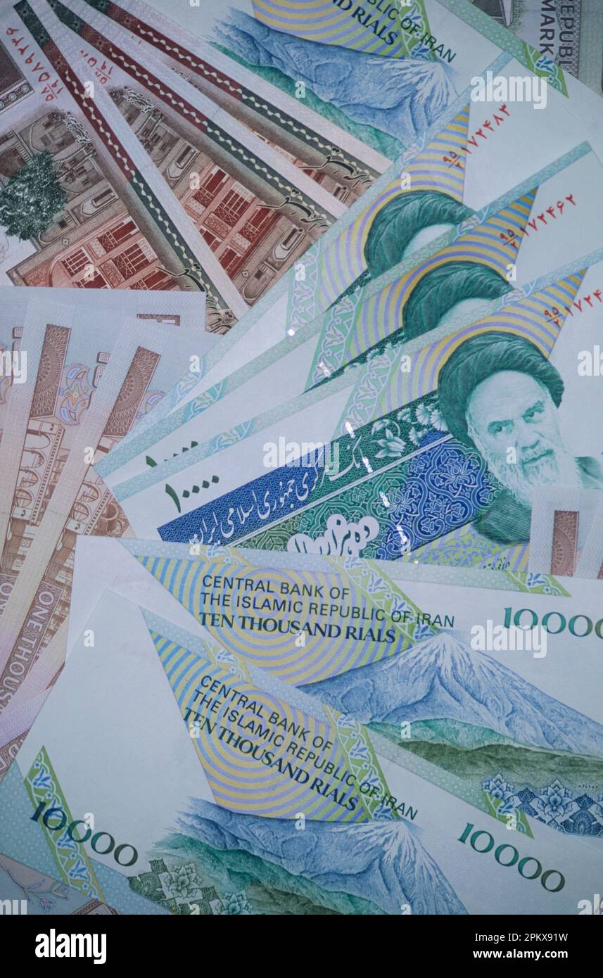 Iran currency hi-res stock photography and images - Alamy