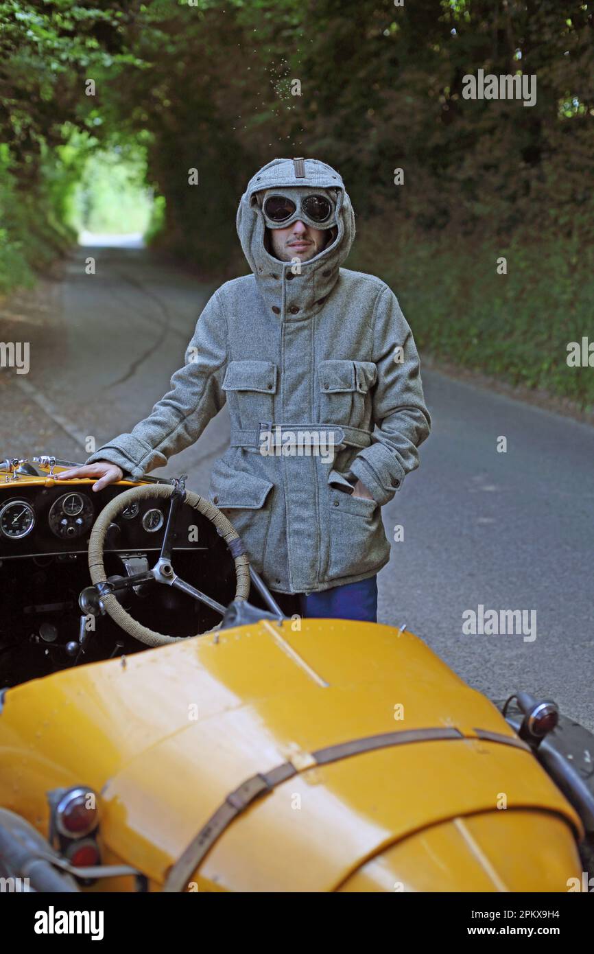 Driving goggles vintage hi-res stock photography and images - Alamy