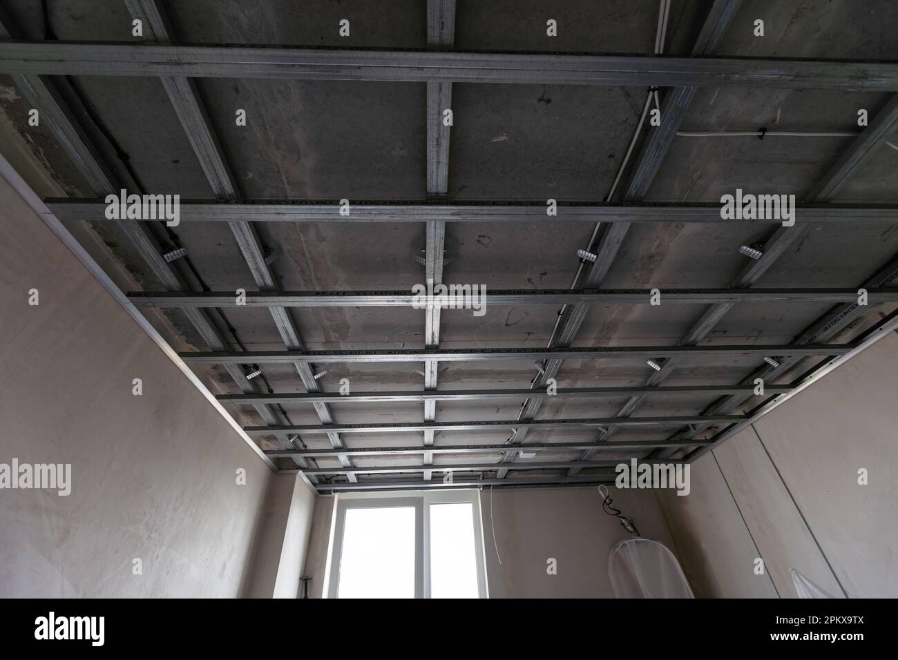 Bottom of the frame mounted ceiling Stock Photo - Alamy