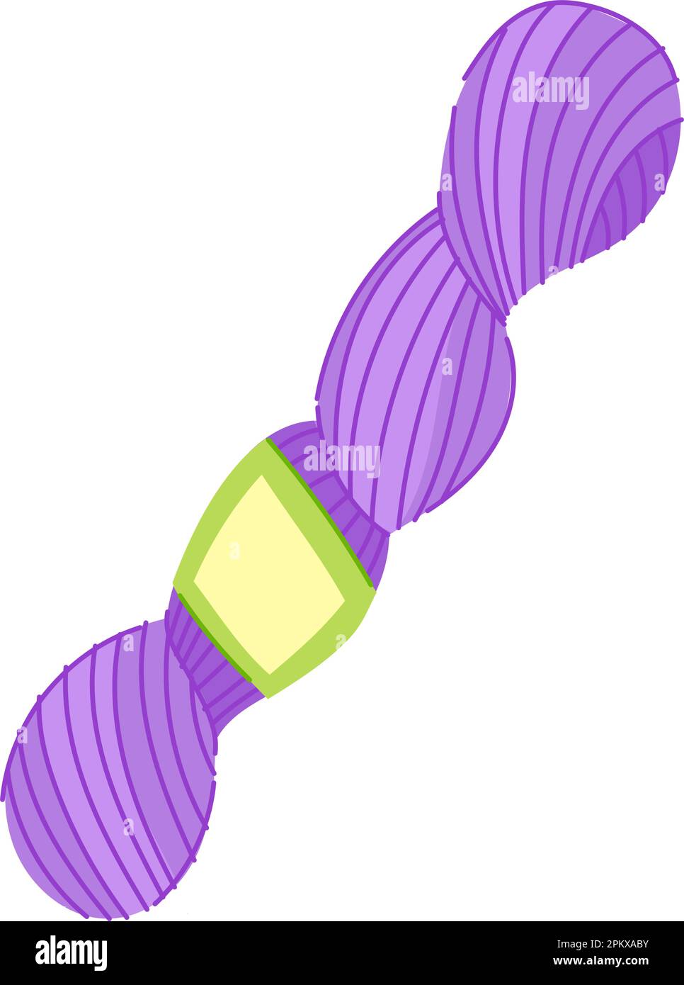 fabric yarn wool cartoon vector illustration Stock Vector Image & Art ...