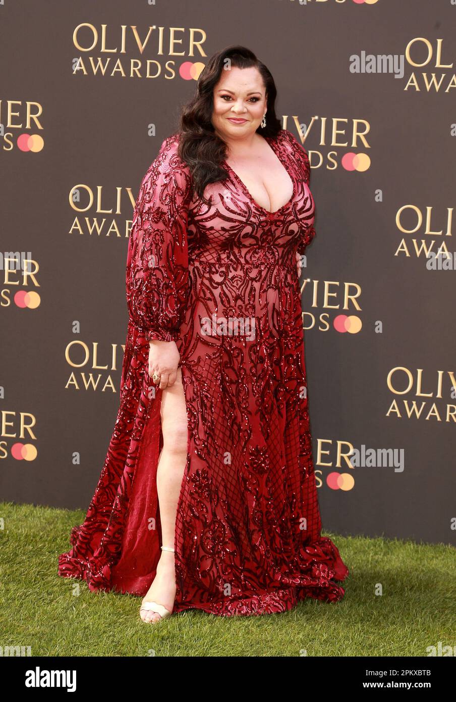 Keala Settle attends the Olivier Awards 2022 at the Royal Albert Hall ...