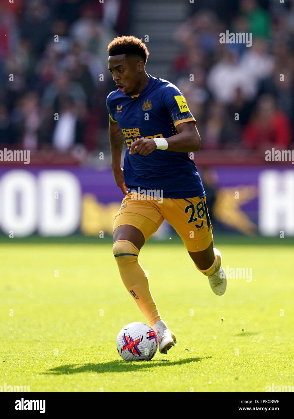 Newcastle United's Joe Willock during the Premier League match at the ...