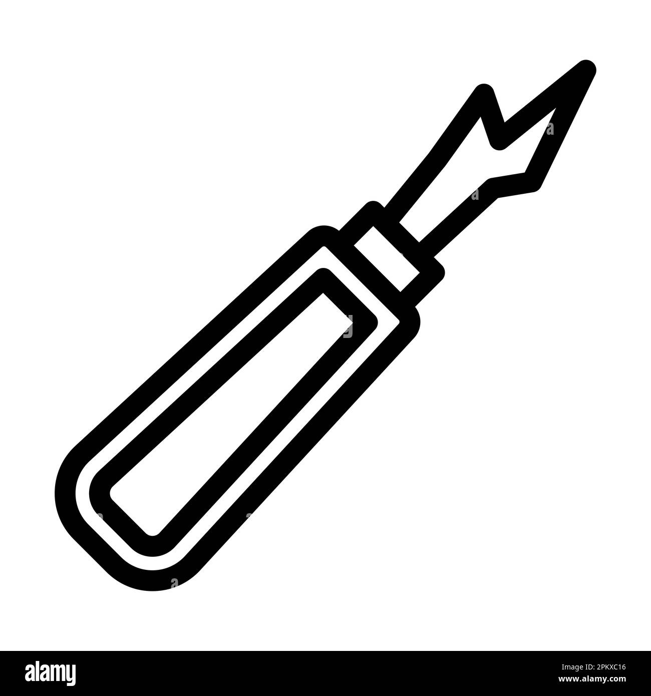 Seam Ripper Vector Thick Line Icon For Personal And Commercial Use ...