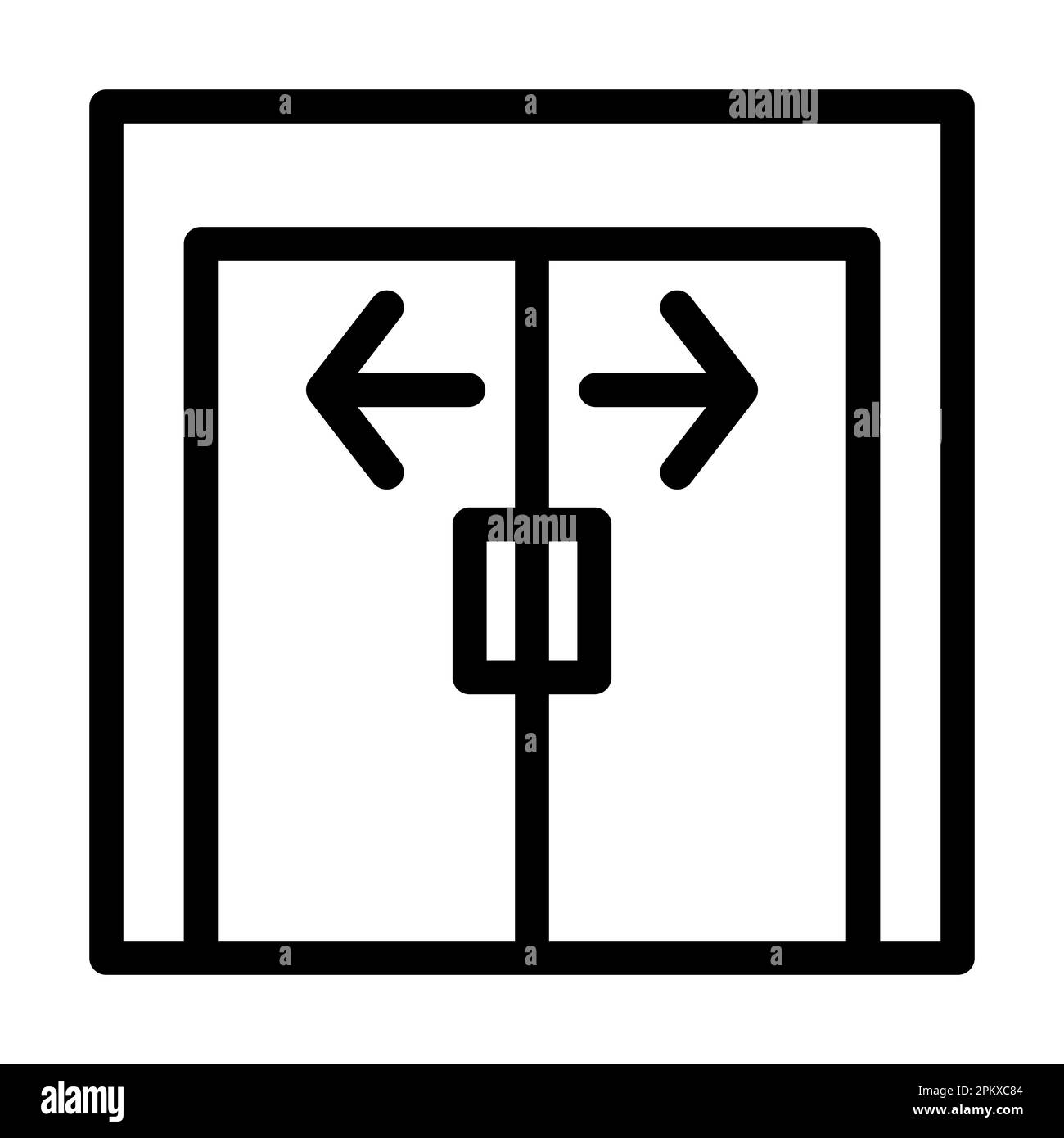 Blue sliding door Black and White Stock Photos & Images - Alamy