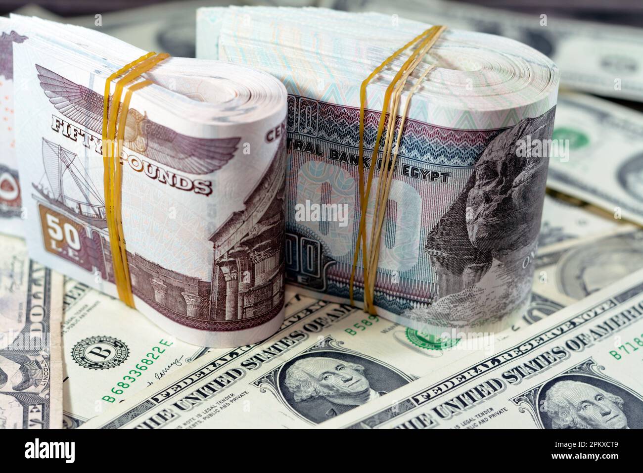 Folded stack Egypt money banknote bills of 100 and 50 EGP LE one ... Folded stack Egypt money banknote bills of 100 and 50 EGP LE one ...