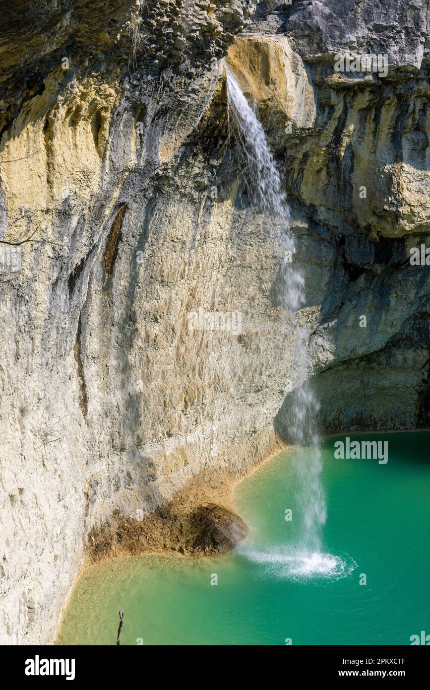 Sopot waterfall with a stone bridge in Istra, Croatia Stock Photo - Alamy