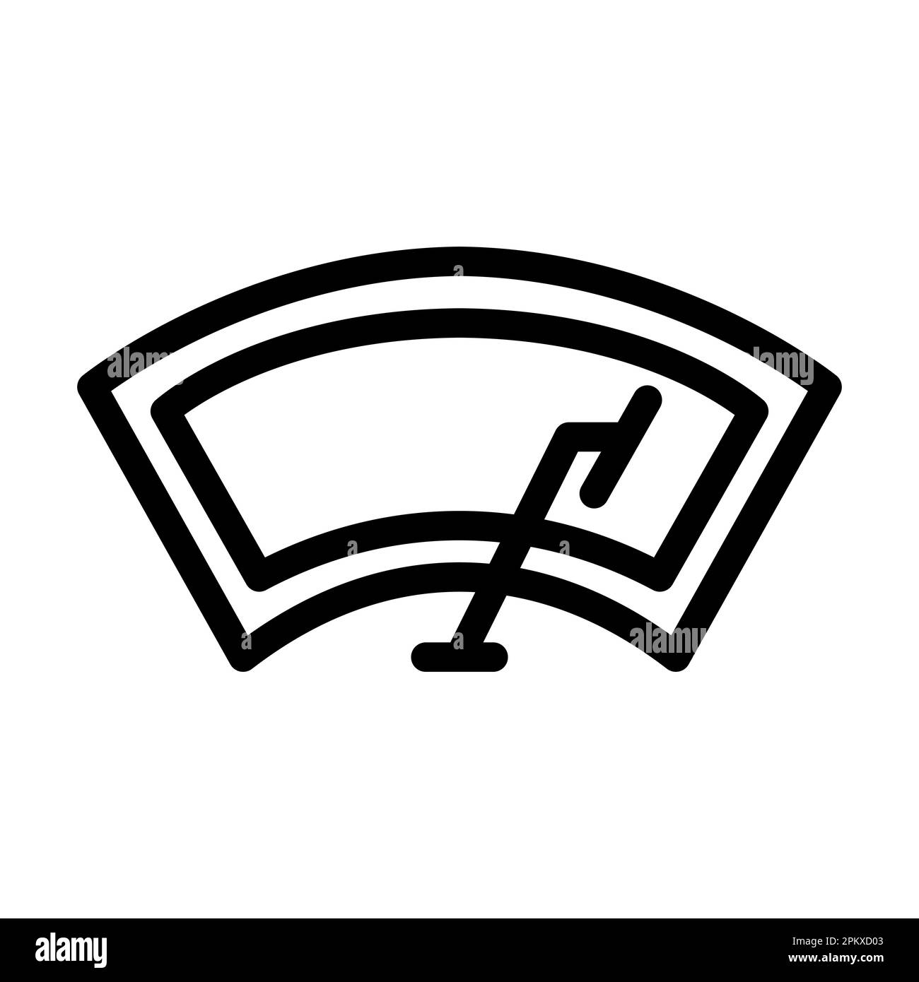 Wiper Vector Thick Line Icon For Personal And Commercial Use Stock Photo - Alamy