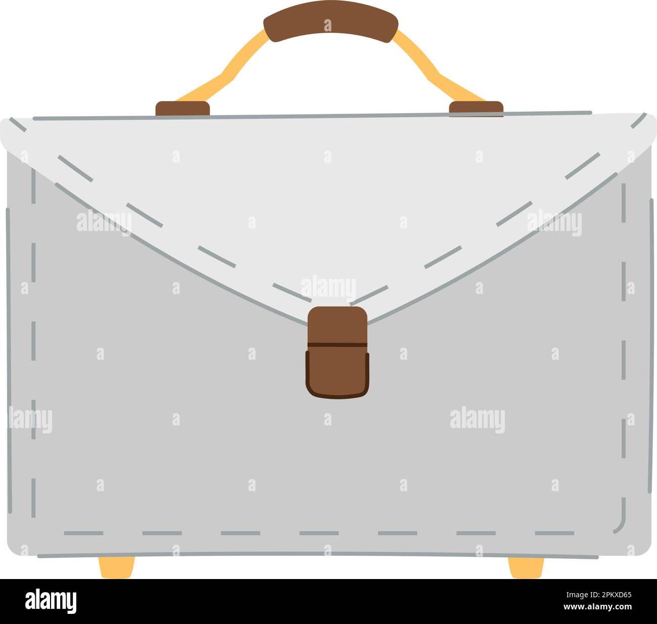 young briefcase for men cartoon vector illustration Stock Vector Image ...