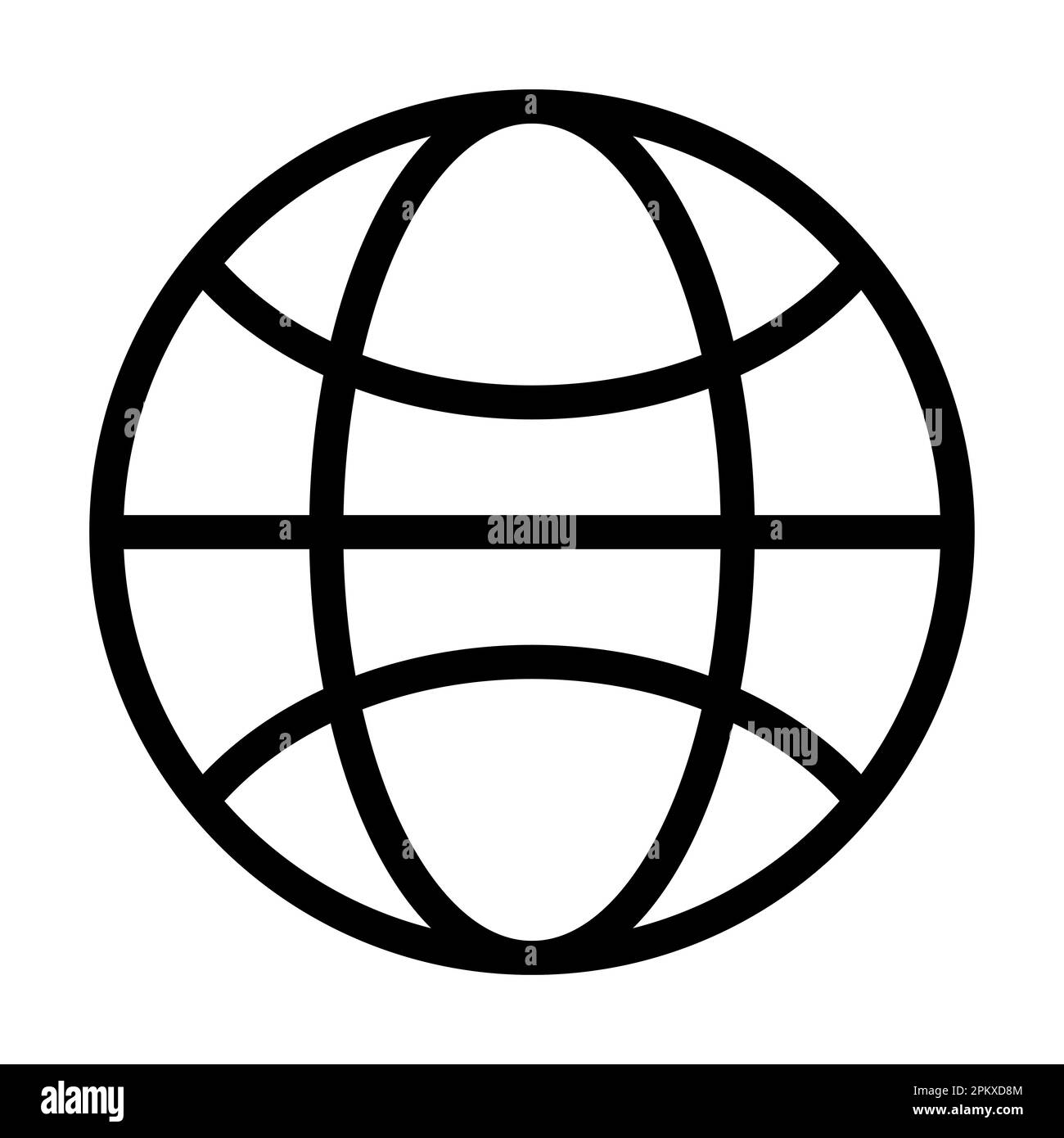 Internet Vector Thick Line Icon For Personal And Commercial Use Stock ...