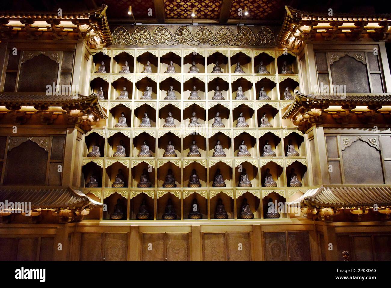 DATONG, CHINA - APRIL 10, 2023 - The copper underground palace under ...