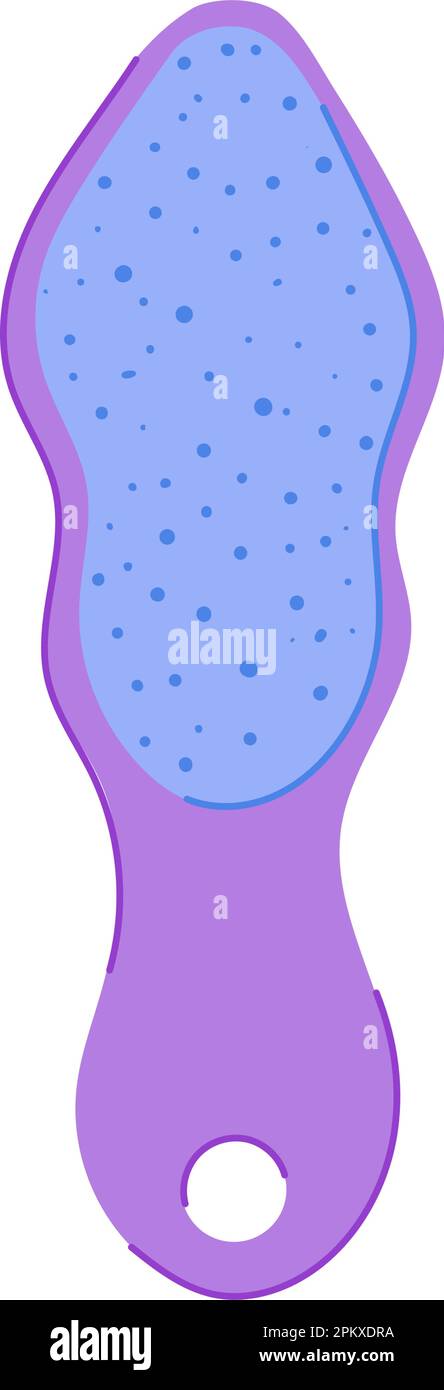 skin callus remover cartoon vector illustration Stock Vector Image ...